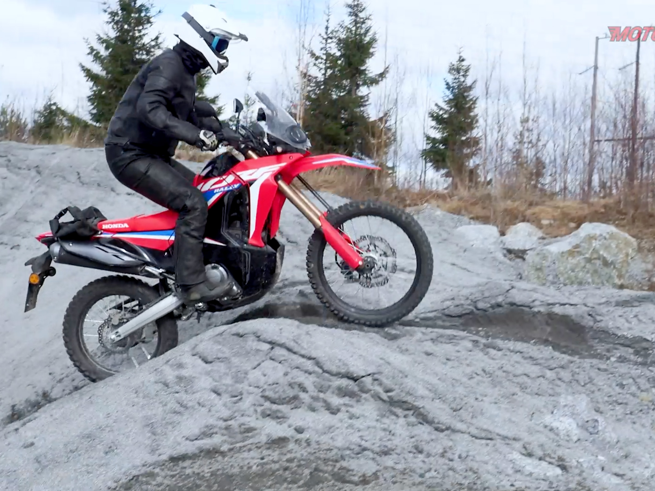 Motouutisten Motovideo: koeajettavana uusi 2021 Honda CRF300L Rally ...