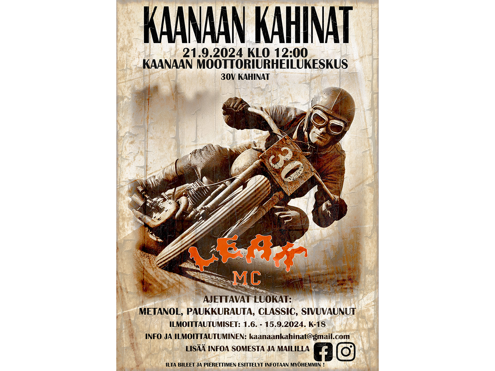 Kaanaan Kahinat tulee taas – jo 30. kerran luvassa on pauketta, jytinää ...